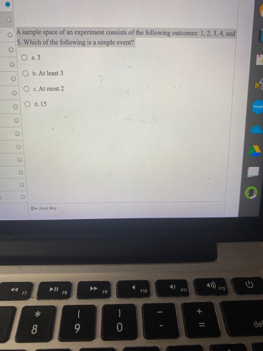 Solved A sample space of an experiment consists of the | Chegg.com