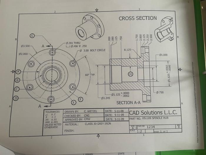 Solved DRWG1480-Drawing and Schematics I Assigmment HII A-15 | Chegg.com
