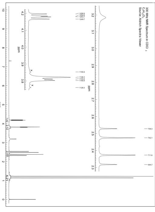 Solved NMRSolve the AB of ABX patterns in the following | Chegg.com