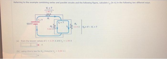 Solved Referring to the example combining series and | Chegg.com