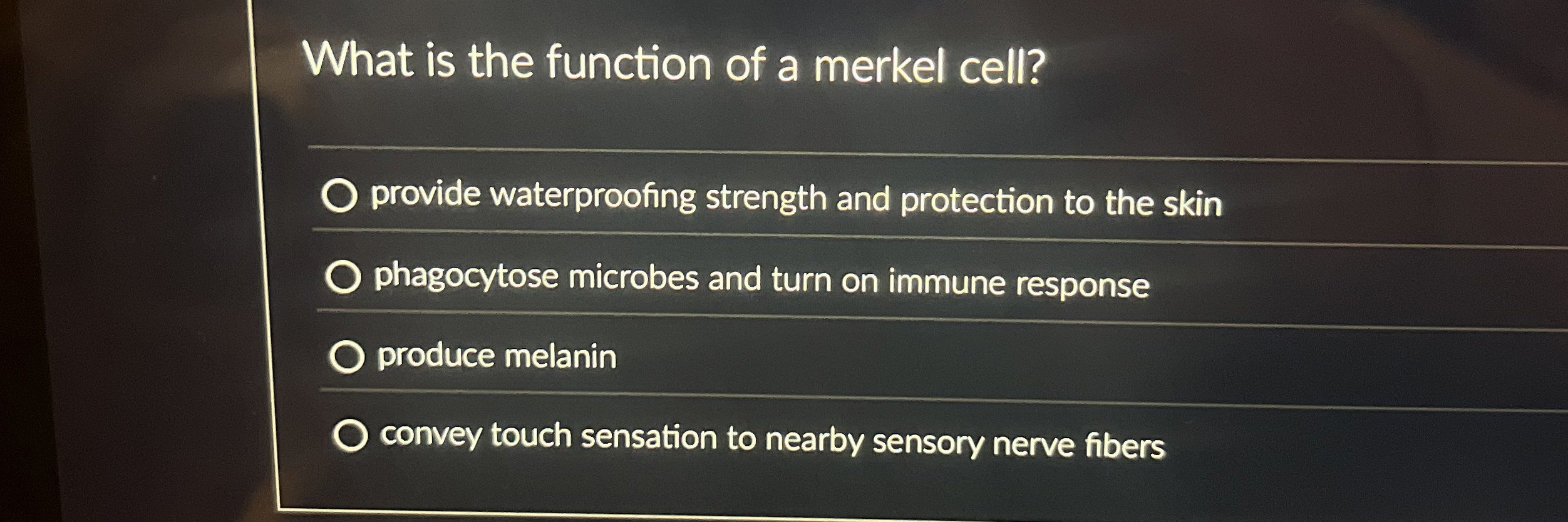 Solved What is the function of a merkel cell?provide | Chegg.com