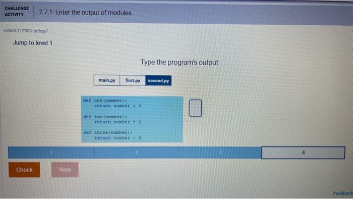 Solved Wh2626. 1727602 qutany7 Jump to level 1 Type the | Chegg.com