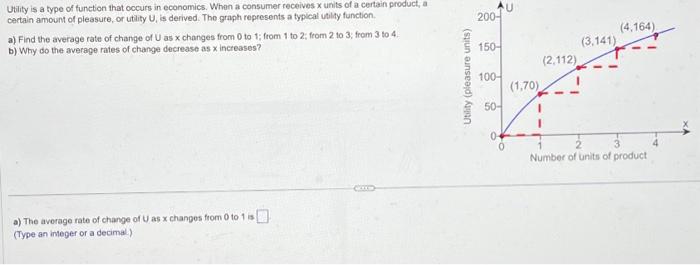 Solved Utility is a type of function that occurs in | Chegg.com