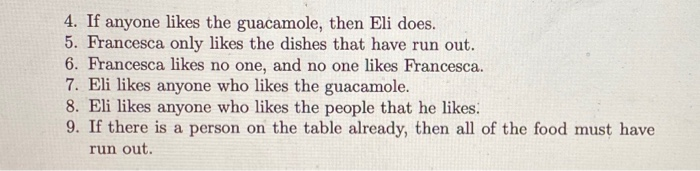 Part F Using the symbolization key given, translate | Chegg.com