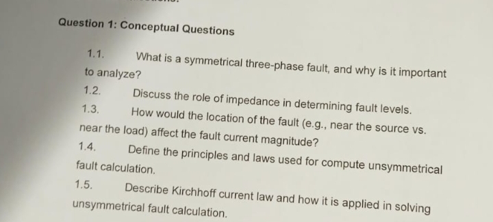 Solved Question 1: Conceptual Questions1.1. ﻿What is a | Chegg.com