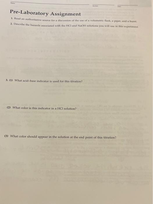 Solved Pre-Laboratory Assignment 1. Read an authoritative | Chegg.com