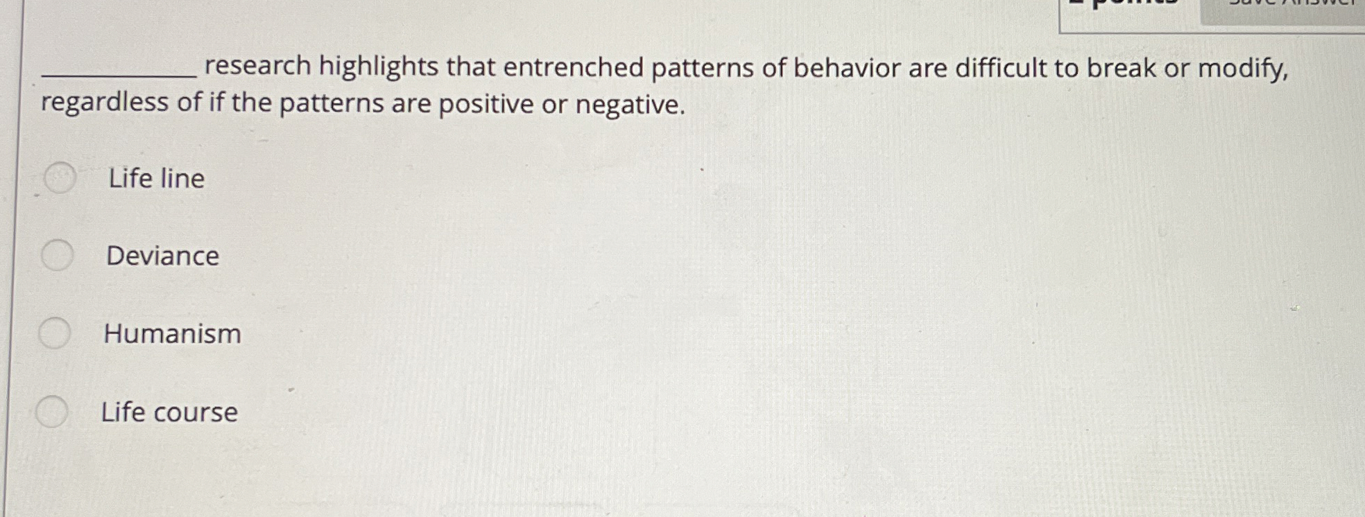 research highlights that entrenched patterns of | Chegg.com