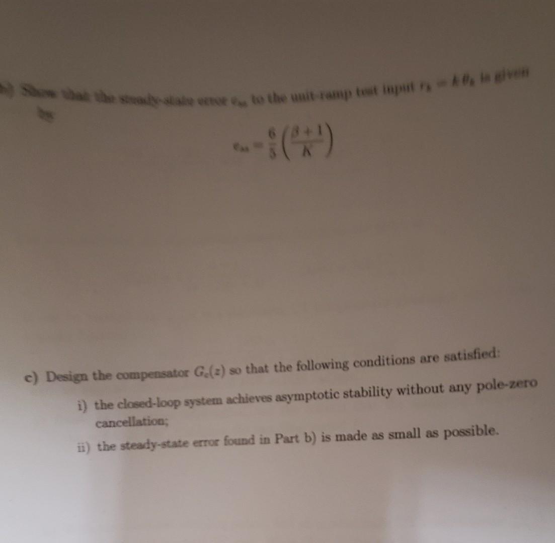 Problem 1: (0 points) Consider a DT unity feedback | Chegg.com