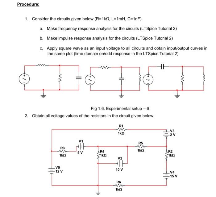 1. Consider the circuits given below | Chegg.com
