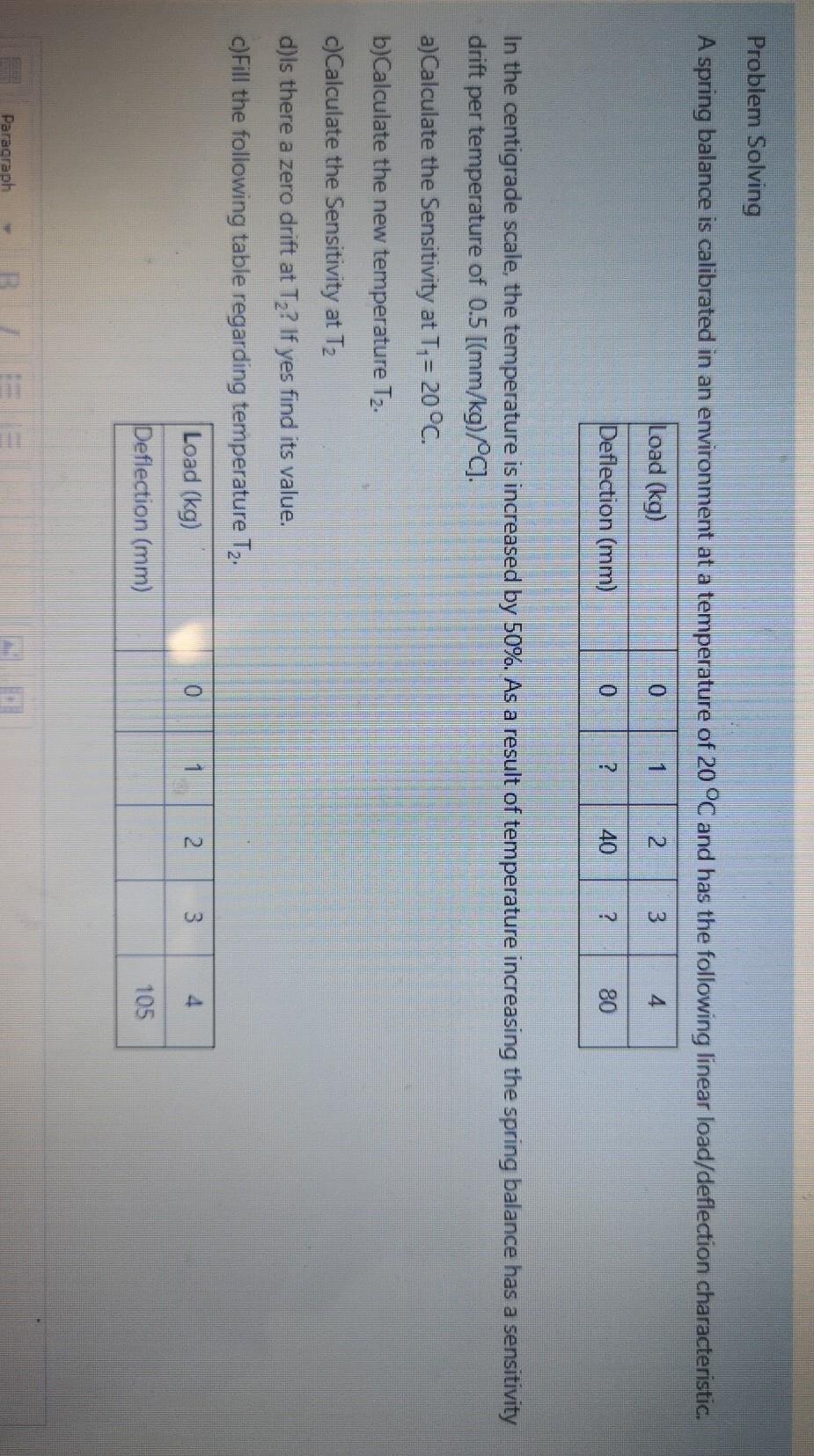 Solved Problem Solving A spring balance is calibrated in an | Chegg.com