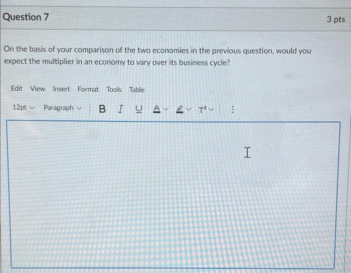 Solved D Question 6 3 pts Fill in the blanks using the | Chegg.com