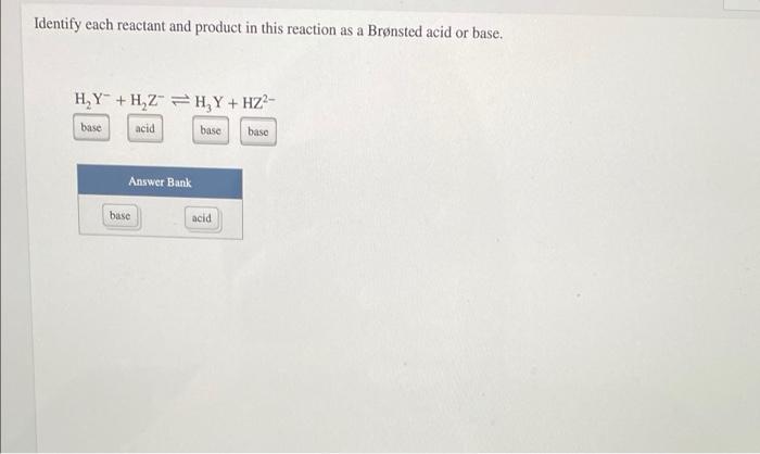 Solved Identify each reactant and product in this reaction | Chegg.com