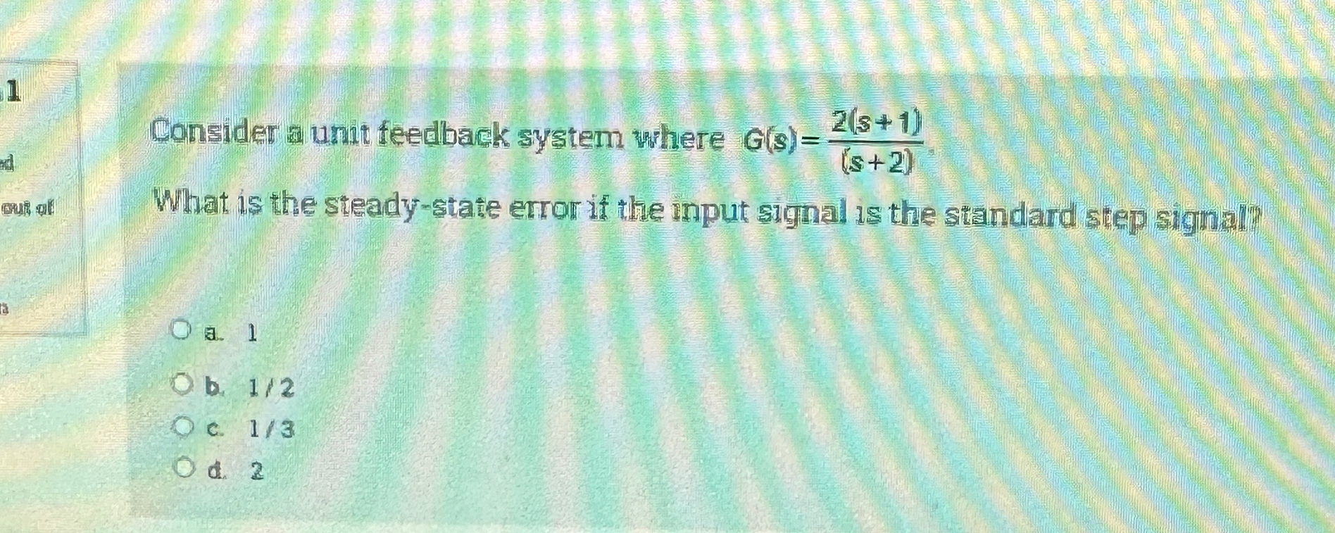 Solved Consider a unit feedback system where | Chegg.com
