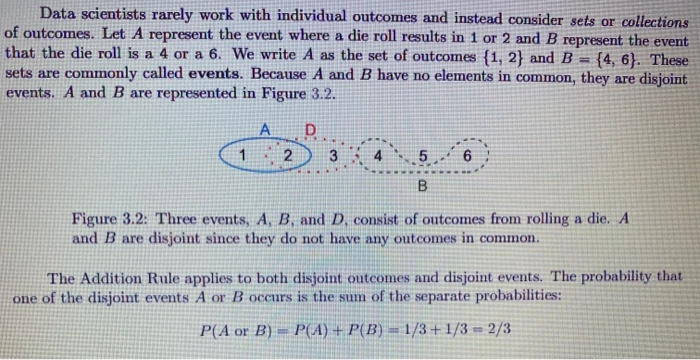 Solved Data scientists rarely work with individual outcomes | Chegg.com