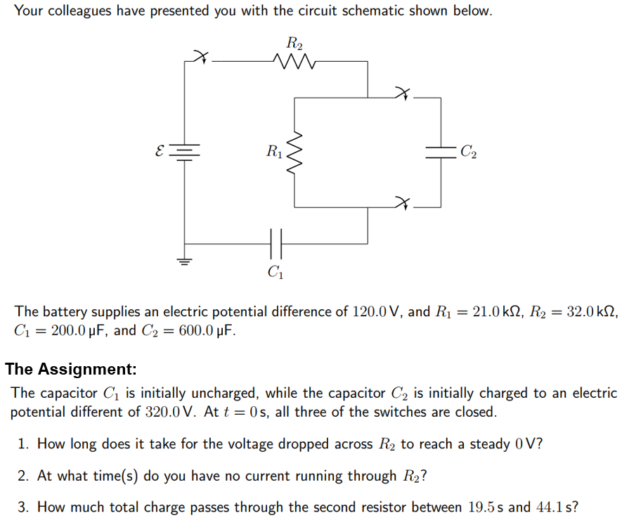 At what time(s) ﻿do you have no current running | Chegg.com