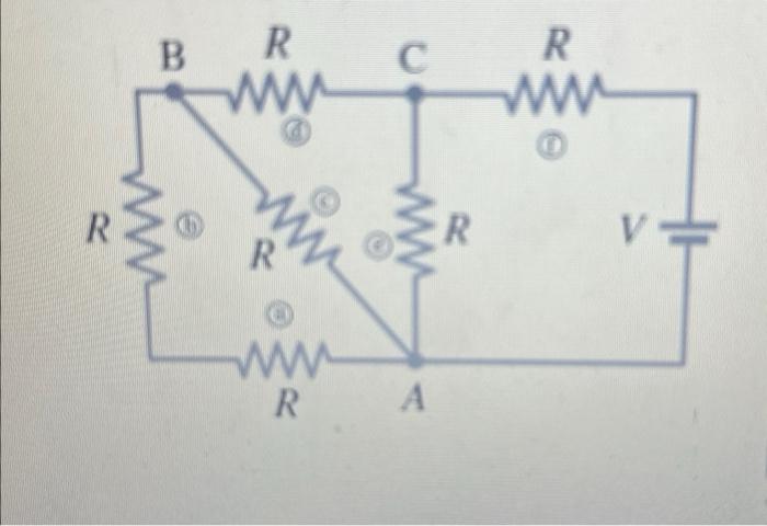 Solved Calculate The Current Through Resistor Acalculate The