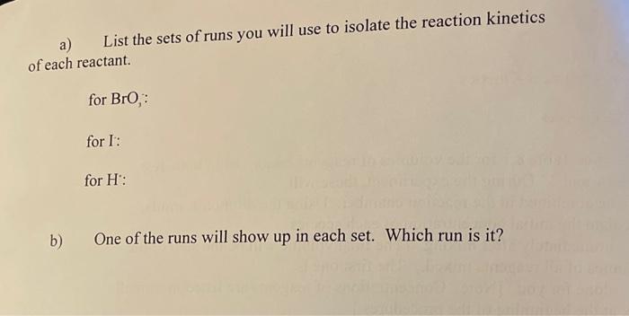 Solved CHEM 108 Lab 3: Chemical Kinetics Pre-Lab Exereises | Chegg.com