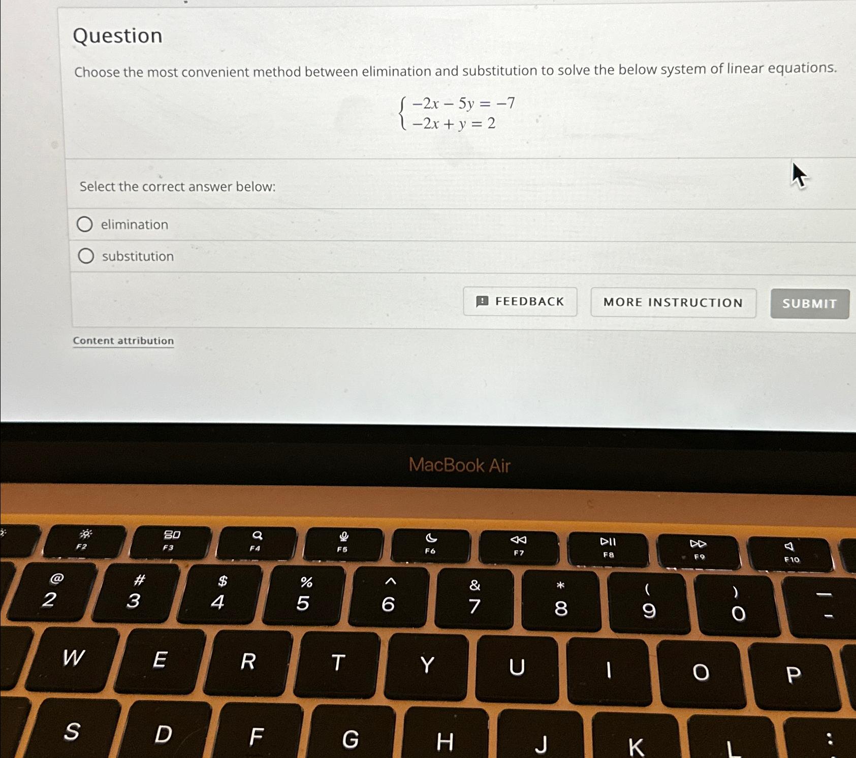 Solved QuestionChoose the most convenient method between | Chegg.com
