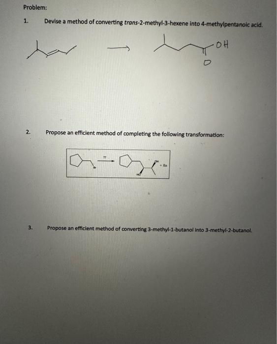 Solved 1. Devise a method of converting | Chegg.com