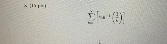 Solved 5. (15 pts) Σ. (1) | Chegg.com