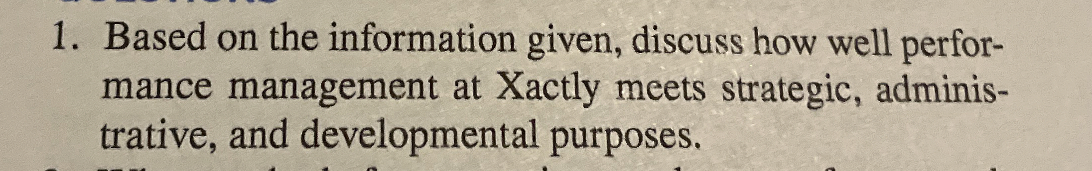 Solved Based on the information given, discuss how well | Chegg.com