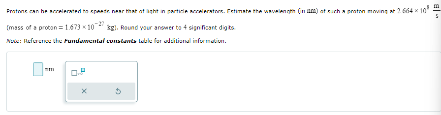 Solved Protons can be accelerated to speeds near that of | Chegg.com