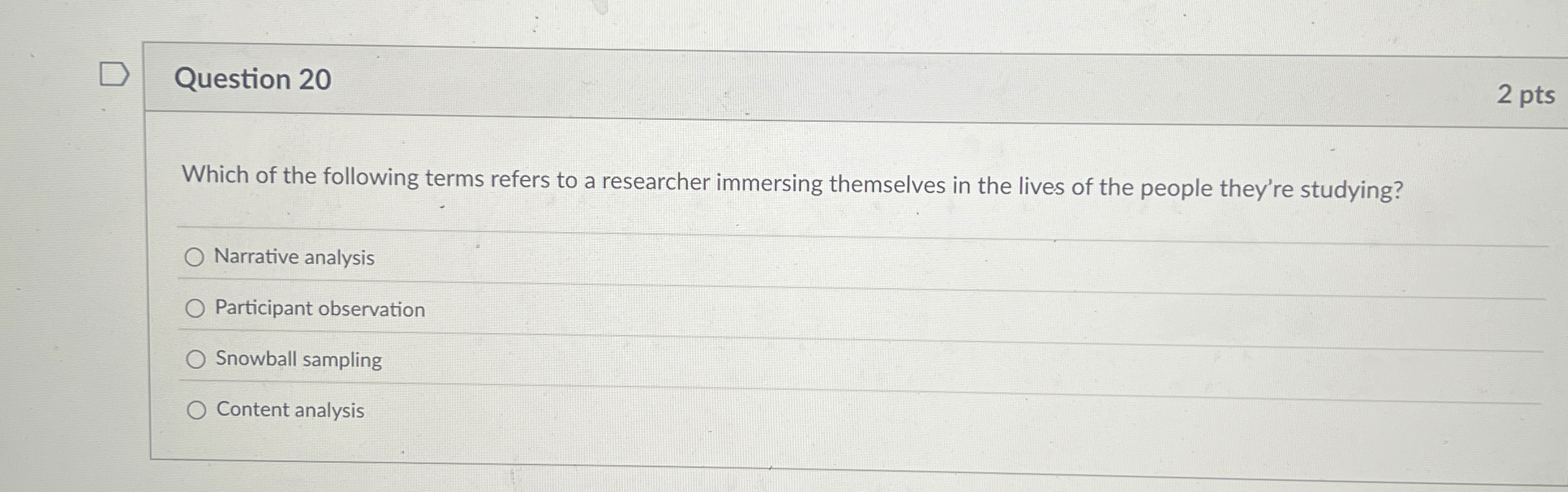 Solved Question 202 ﻿ptsWhich of the following terms refers | Chegg.com