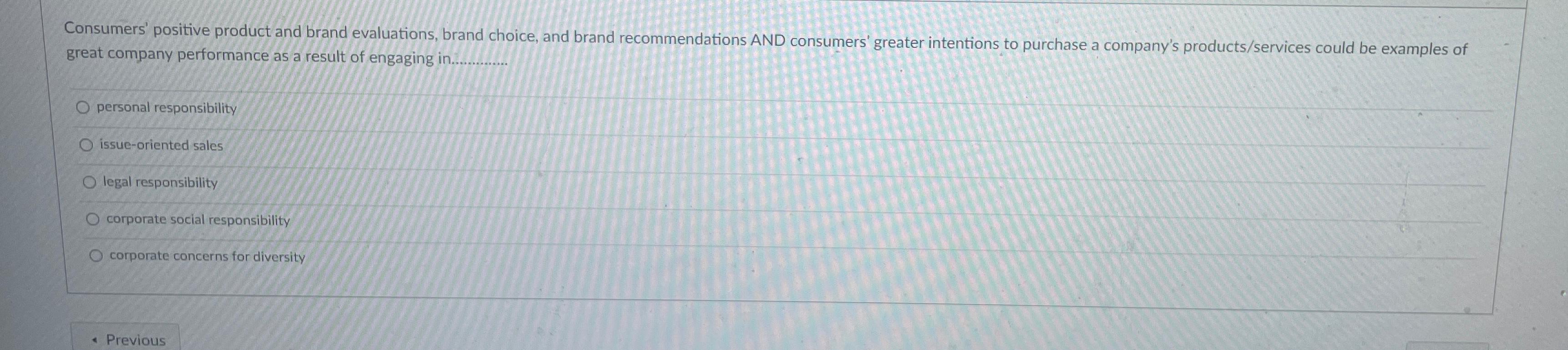 Solved great company performance as a result of engaging | Chegg.com