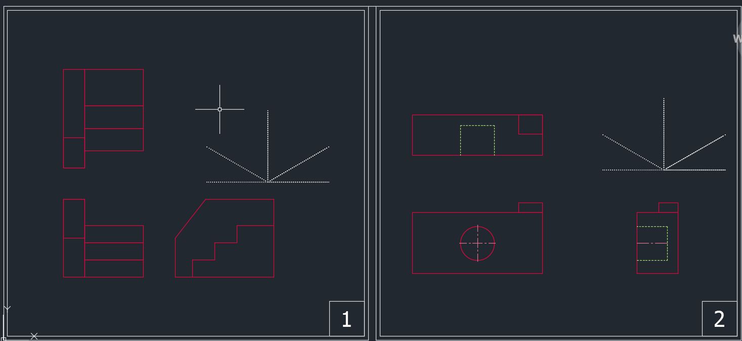 Solved Complete the Front Isometric for Box 1 ﻿& Box | Chegg.com