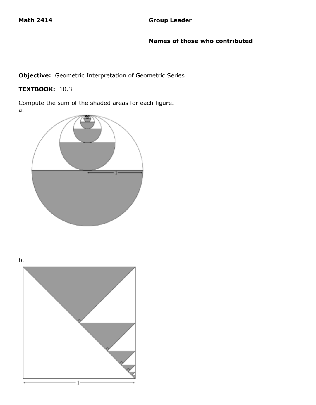 Solved Objective: Geometric Interpretation of Geometric | Chegg.com Solved Objective: Geometric Interpretation of Geometric | Chegg.com