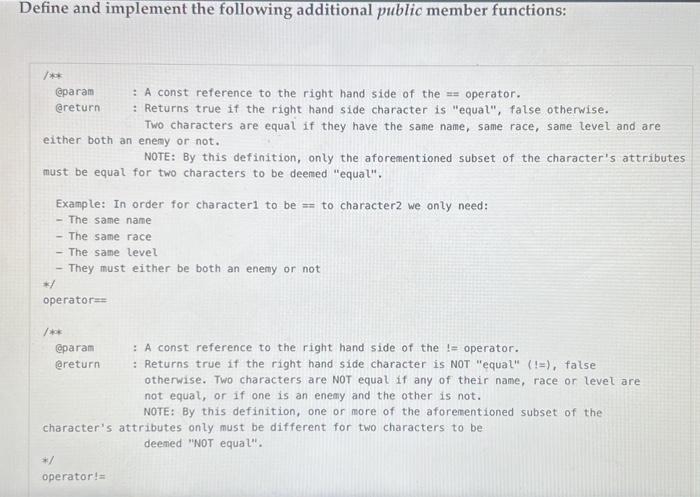 Solved Work through the tasks sequentially (implement and | Chegg.com