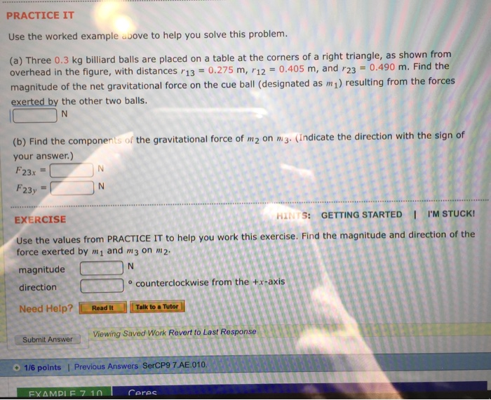Solved PRACTICE IT Use the worked example above to help you | Chegg.com