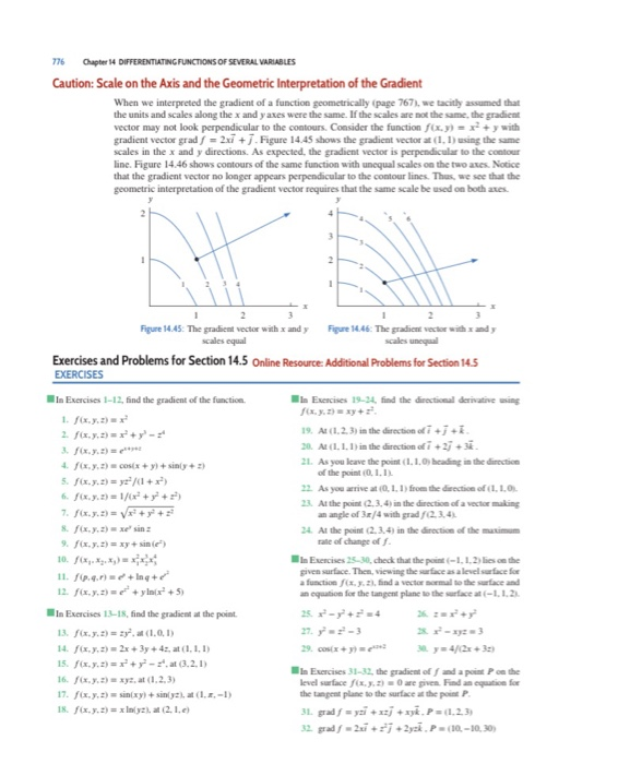 Solved 726 4 DIFFERENTIATING FUNCTIONS OF SEVERAL VARIABLES | Chegg.com