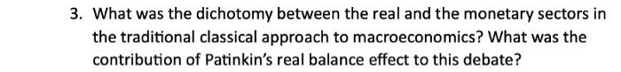 Solved What was the dichotomy between the real and the | Chegg.com
