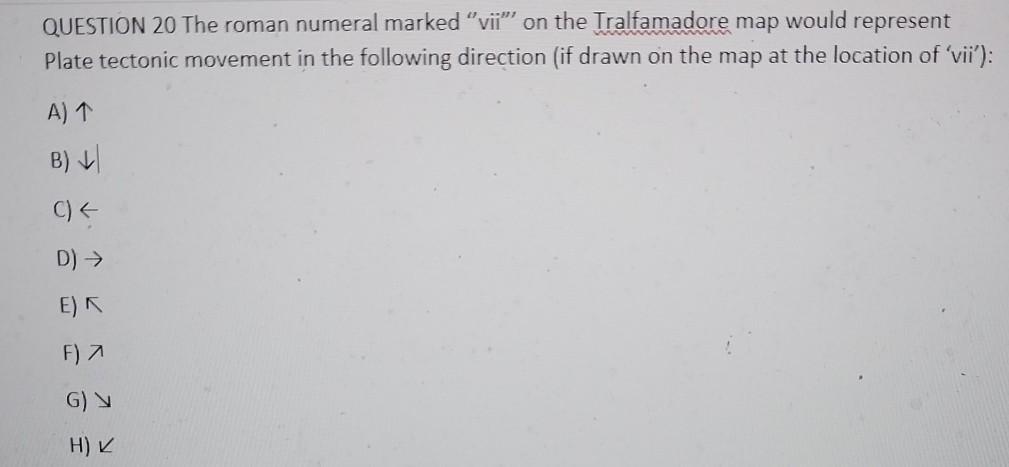 Solved QUESTION 16 The roman numeral marked "iii"' on the | Chegg.com