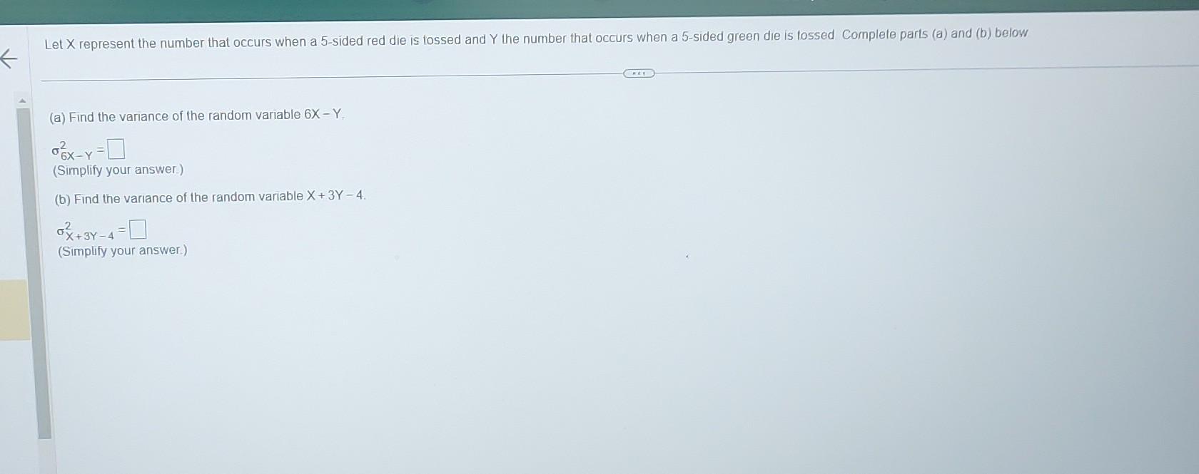 Solved Let X represent the number that occurs when a 5-sided | Chegg.com