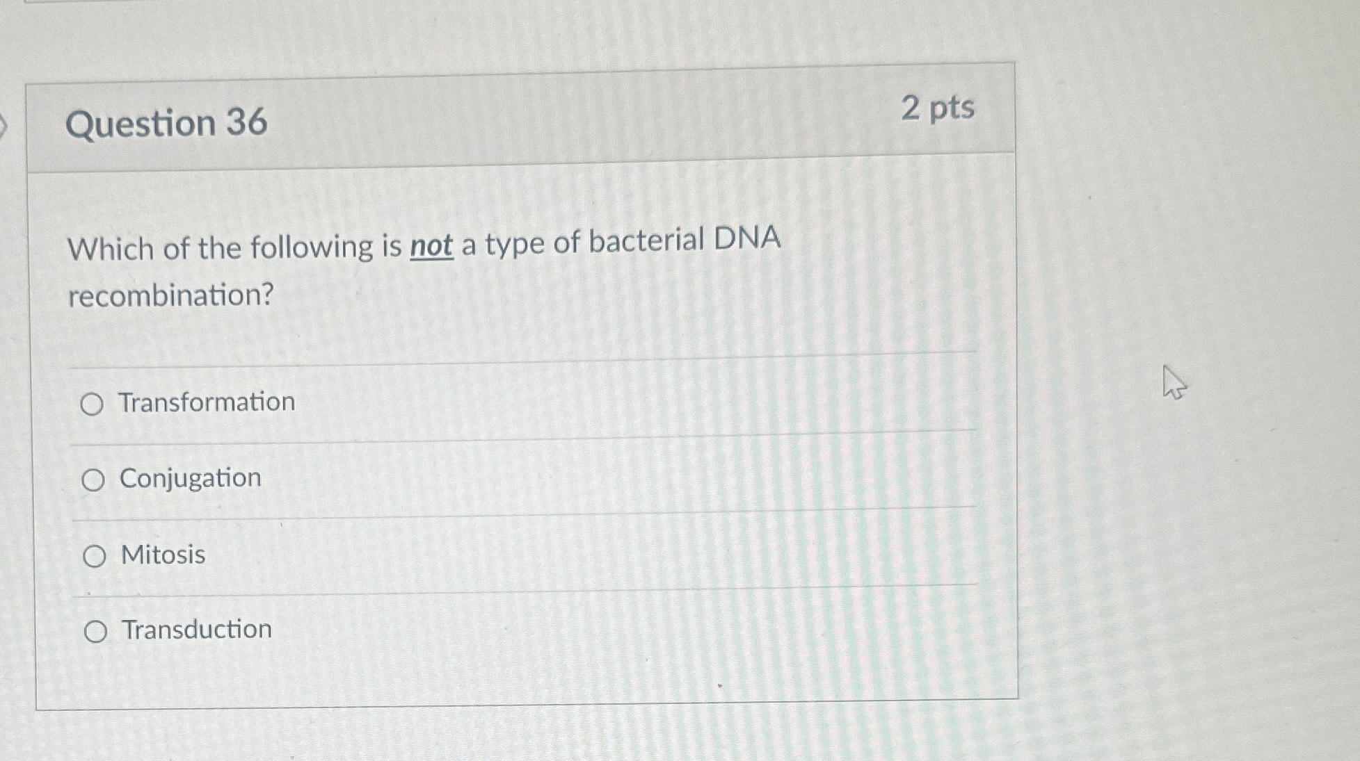 Solved Question 362 ﻿ptsWhich of the following is not a type | Chegg.com