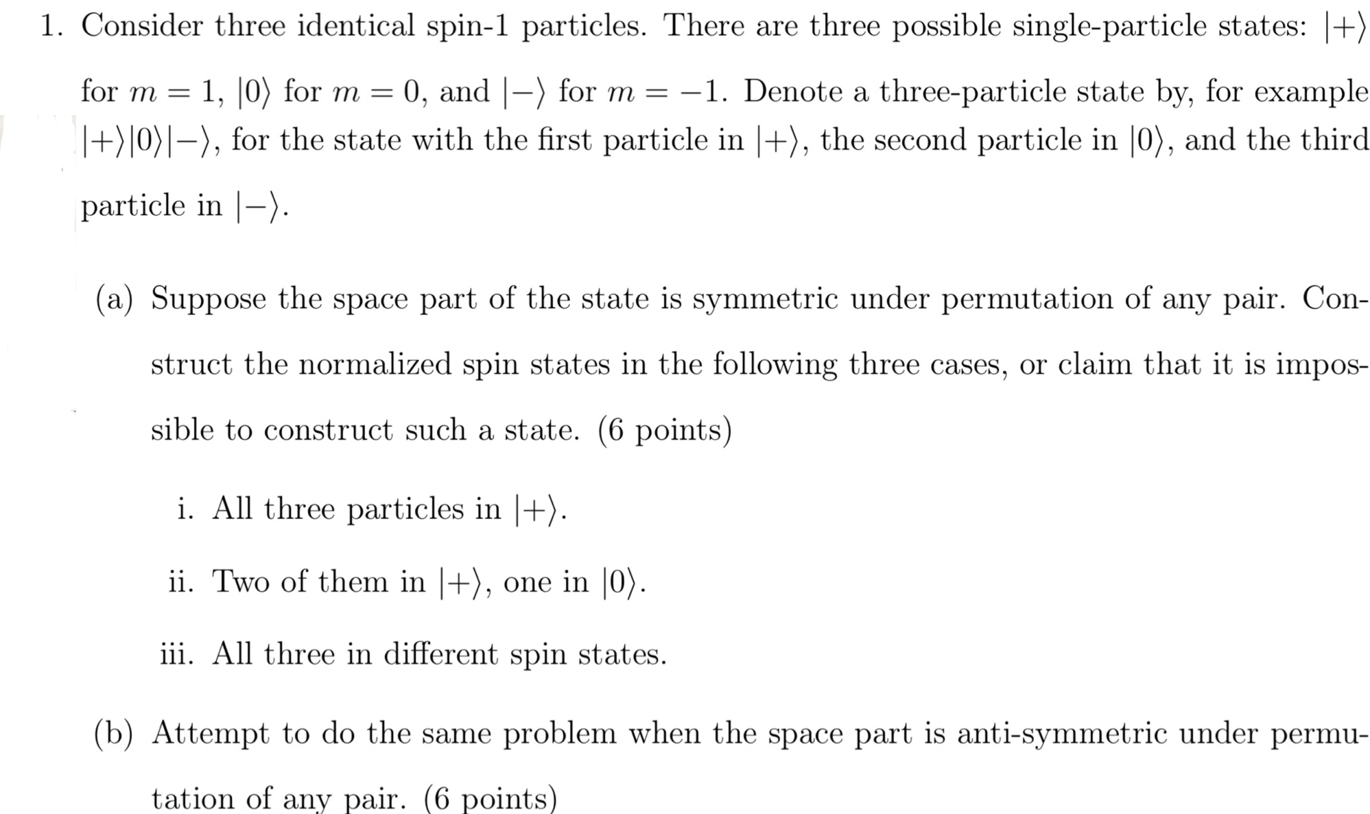 Solved This is an "Advanced Quantum Mechanics" - ﻿"Identical | Chegg.com