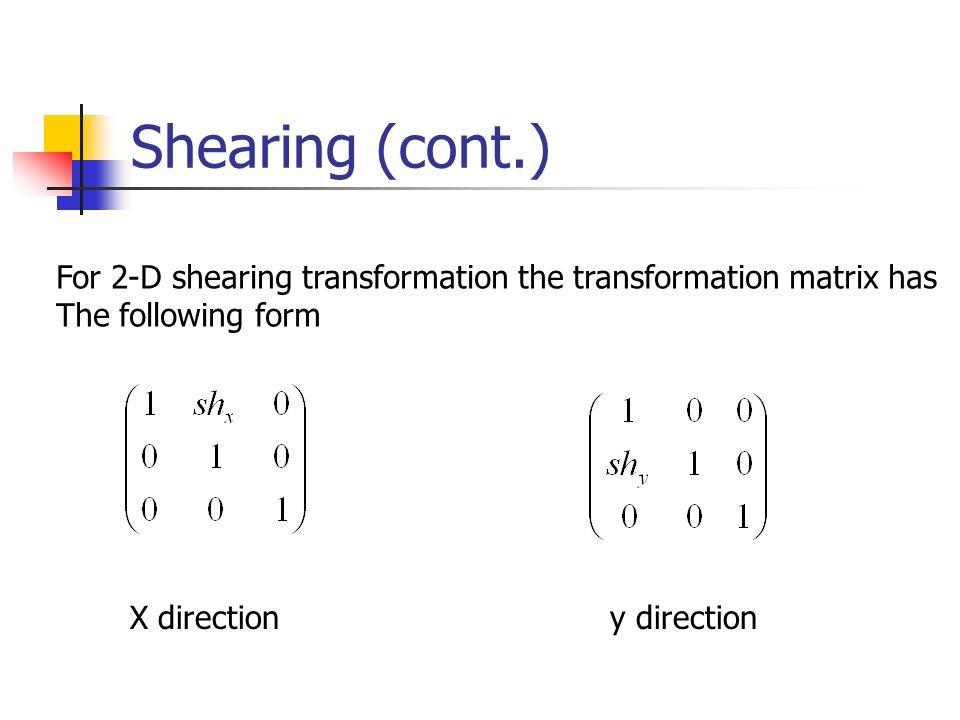 Solved solve the matrix for the transformation object for | Chegg.com