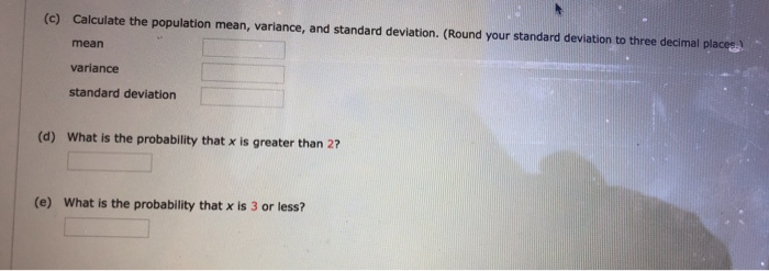 Solved A random variable x can assume five values: 0, 1, 2, | Chegg.com