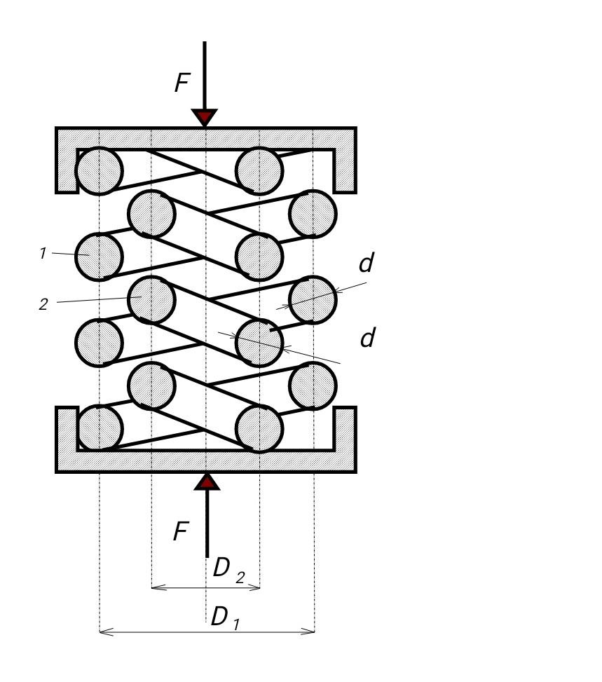 Solved 5. Two valve springs according to the figure are | Chegg.com