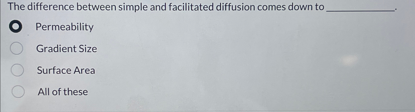 Solved The difference between simple and facilitated | Chegg.com