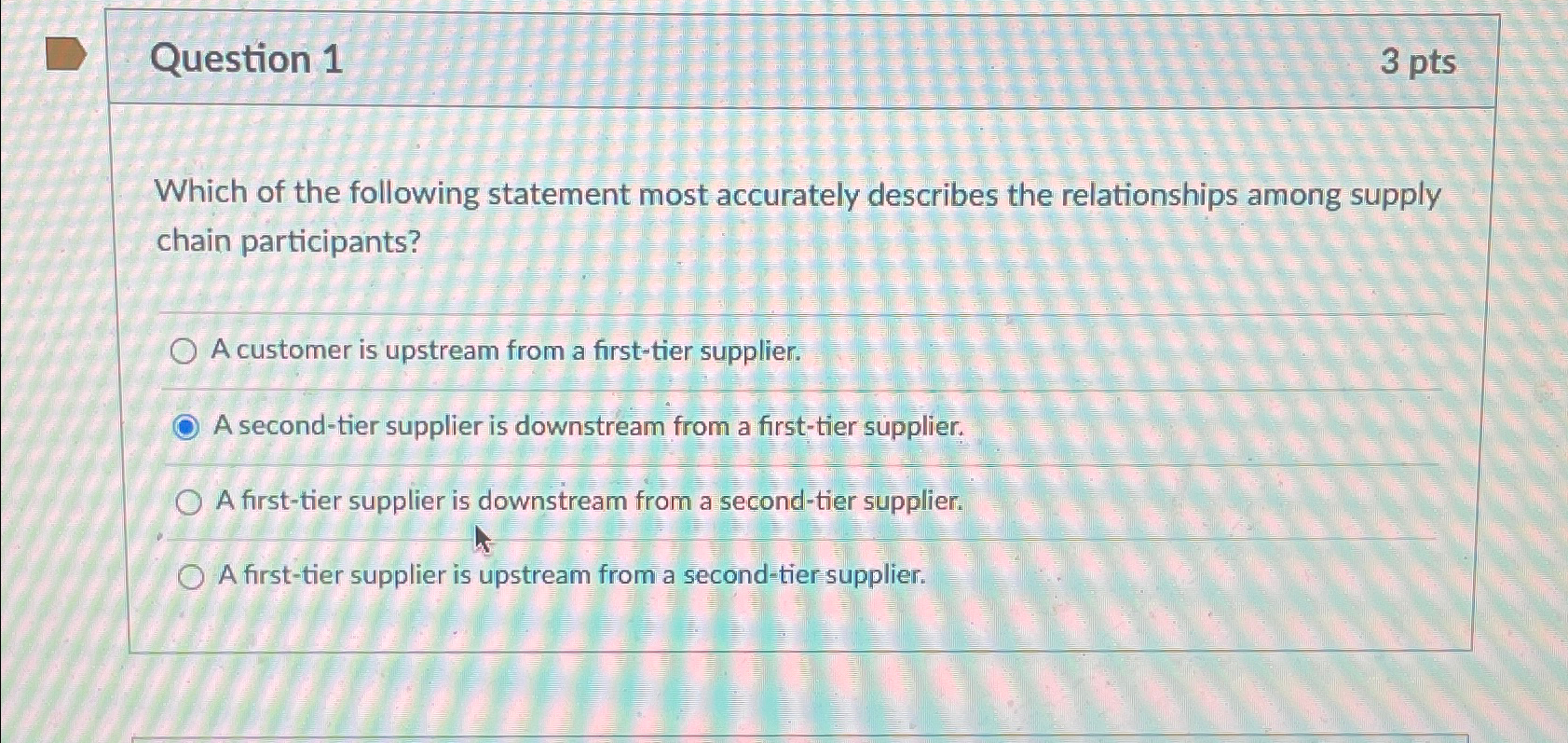 Solved Question 13 ﻿ptsWhich of the following statement most | Chegg.com
