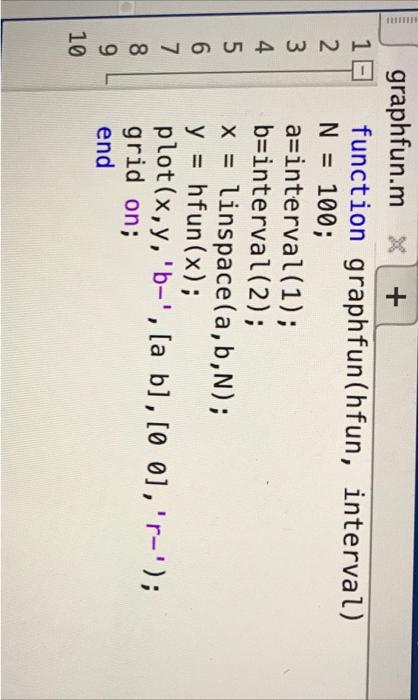 Solved MATLAB, the script must have 2 local functions, | Chegg.com
