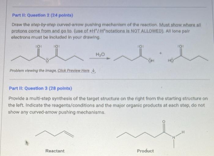 Solved Part II: Queston 2 (24 polnts) Draw the step-by-step | Chegg.com Solved Part II: Queston 2 (24 polnts) Draw the step-by-step | Chegg.com