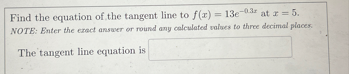 Find the equation of the tangent line to | Chegg.com