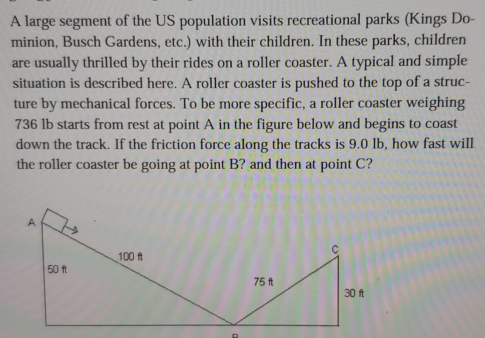 Solved A large segment of the US population visits | Chegg.com