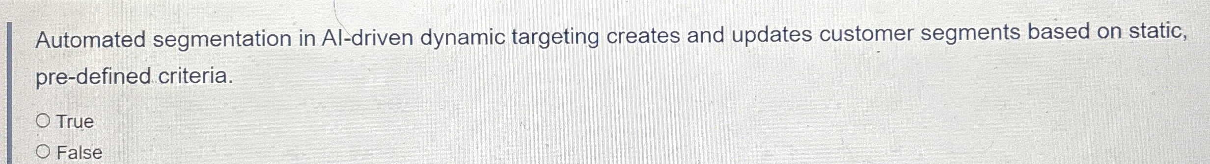Solved Automated segmentation in AI-driven dynamic targeting | Chegg.com