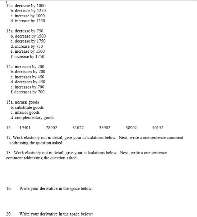 Solved The multivariate demand function below will be needed | Chegg.com