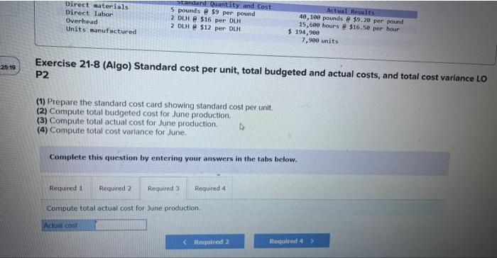 Solved A manufactured ptoduct has the following information | Chegg.com